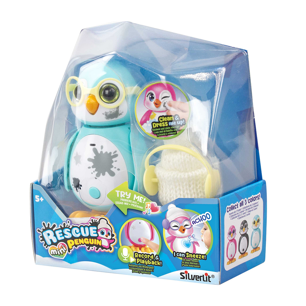 Silverlit Rescue Mini Penguin Light Blue