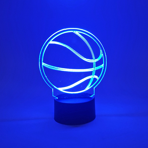 Basketball LED Night Light - Light up your courtside dreams!