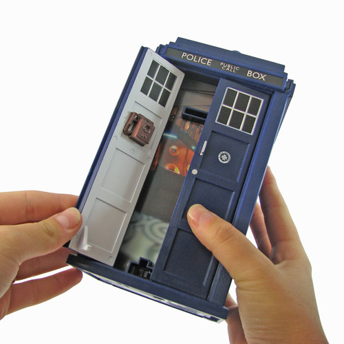 Doctor Who - Tardis Talking Money Bank | Place your money in the bank ...