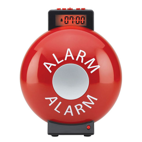 Fire Bell Alarm Clock | Shock You Awake