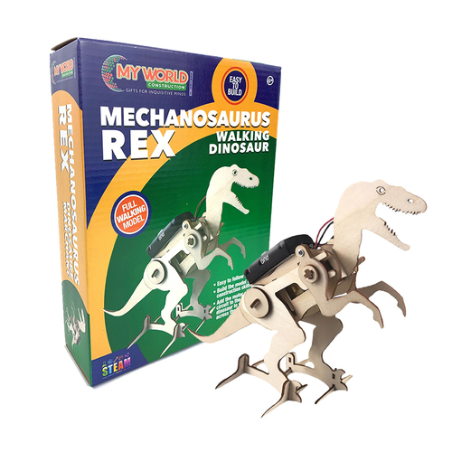 Mechanosaurus Rex Motorised Dinosaur | Have fun exploring basic mechanics!