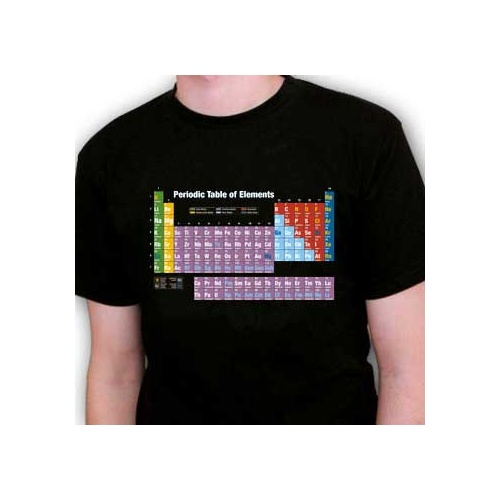 Geeks Periodic Table T-shirt Small