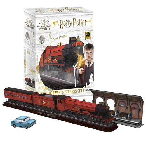 Harry Potter Hogwarts Express 181pc 3D Paper Model Kit | Jump aboard!