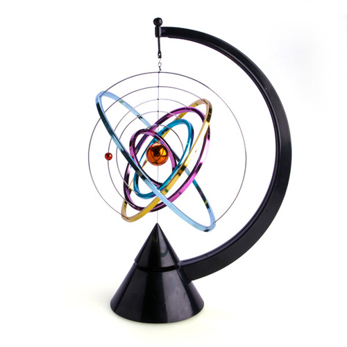 Kinetic Art Solar System | Powered by physics, enhanced by batteries!