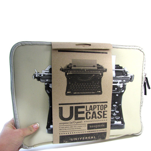 Laptop Case - Typewriter Design