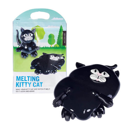 Melting Kitty Cat | A mouldable black cat that melts!