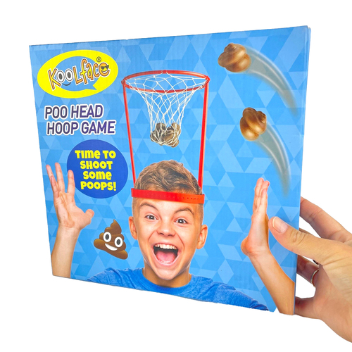 Poo Head Hoop Game - Shoot some poop in this fun-flinging hoop game!