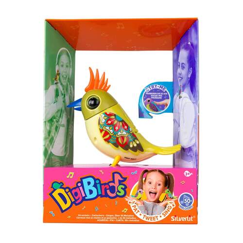 Silverlit Digibirds Series 2 Single Pack | Pat to tweet, whistle to sing!