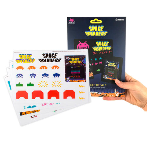 Space Invaders Gadget Decals | Invade your space in true gamer style!