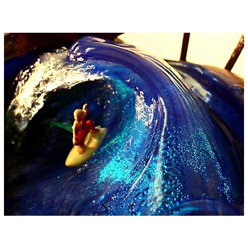 Surfer Gnome Kit | Paintable garden gnome with paints and brush!