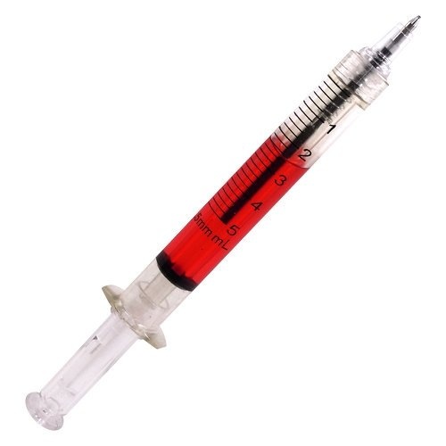Stab It Syringe Pen Red