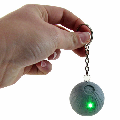 Star Wars - Death Star Keychain Torch | Emits a classic green LED light!