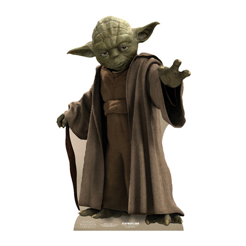 Star Wars - Yoda Cardboard Cut-Out | An incredibly powerful Jedi Master!