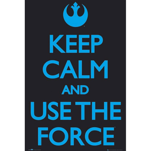 Star Wars - Use the Force Poster | May it keep you calm.