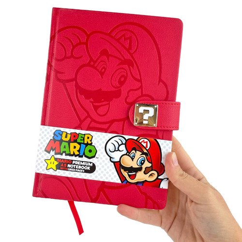 Super Mario Red Premium Notebook | "It's a-me, Mario!"