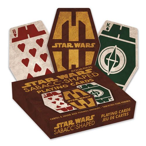 Star Wars Sabacc Shaped Playing Cards | Challenge Your Mates