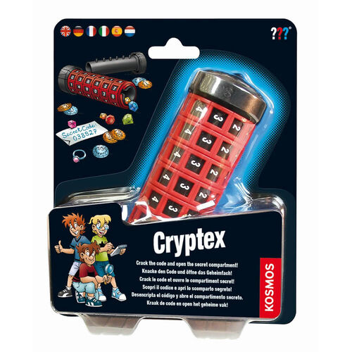 Three Detectives Cryptex | A code protected cylindrical safe!