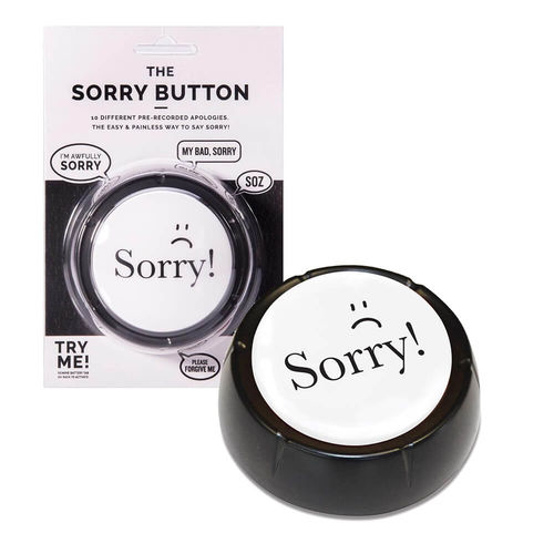 The Sorry Button | For offering a better apology!