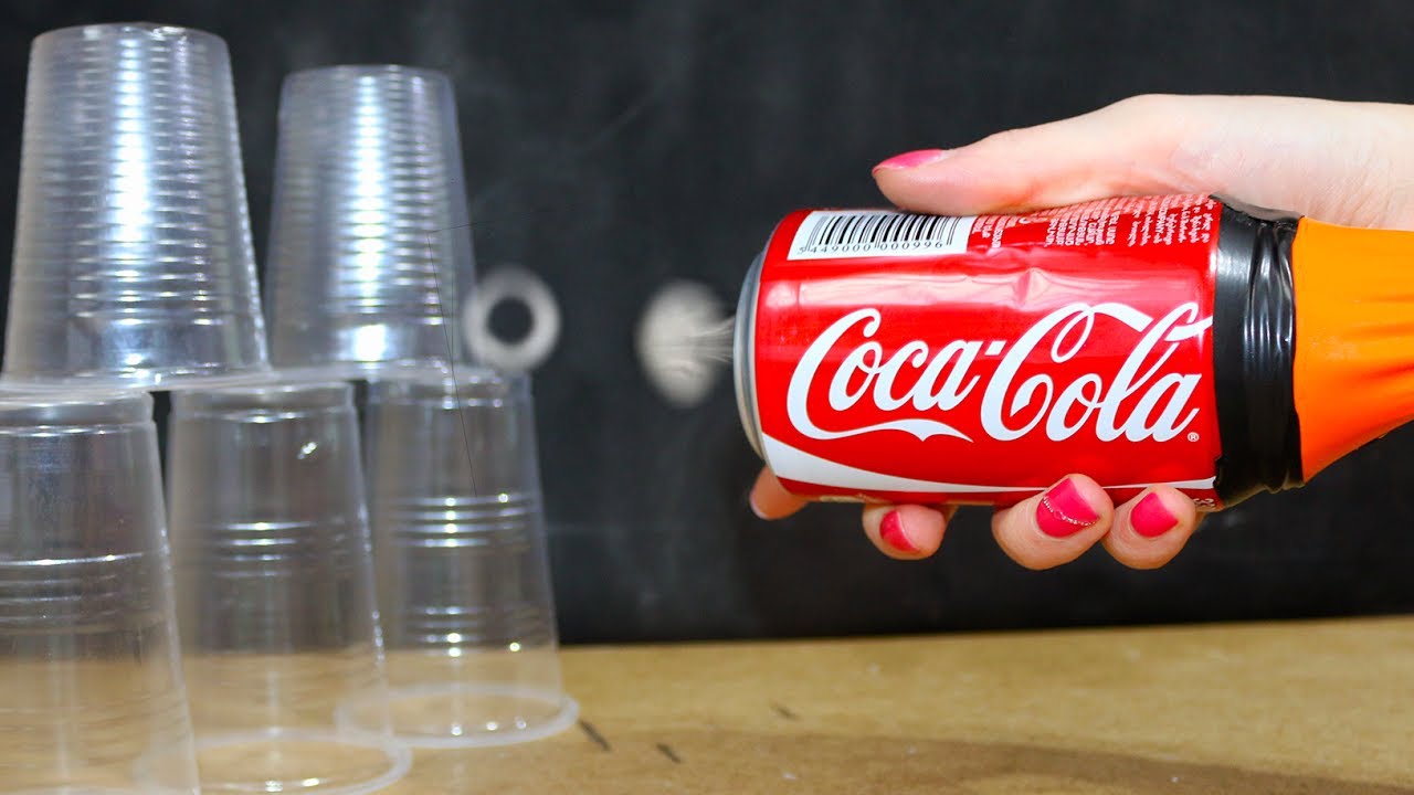 Make Your Own Mini Air Cannon Using Coca Cola Can